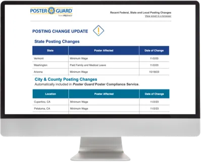 Labor Law Poster and Employee Handout Email Updates